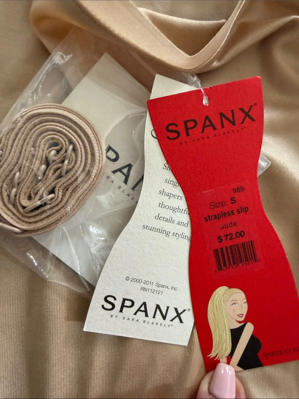 SPANX | Dresses | Spanx Strapless Seamless Shaping Dress In Nude | Poshmark